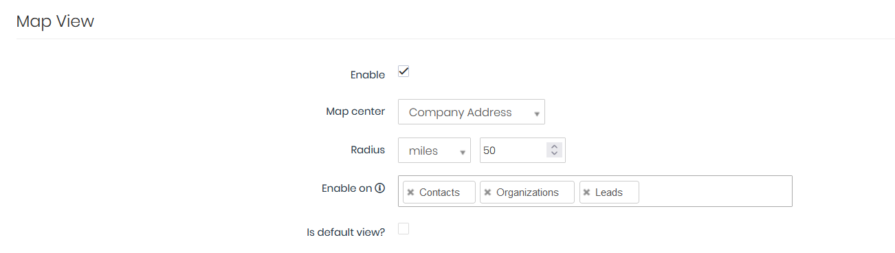 How to use the MapView app in Simply CRM – Support Simply